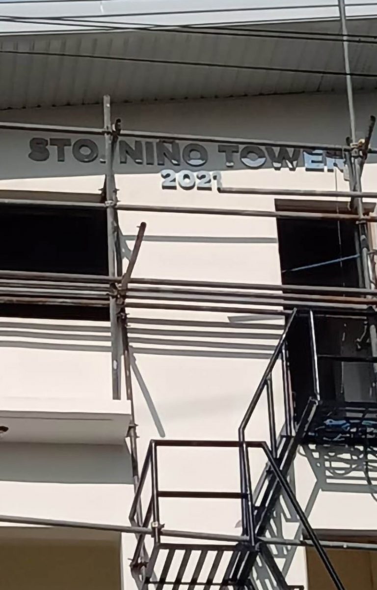 STO. NIÑO TOWER STAINLESS SIGN – JTECH Arts & Signs